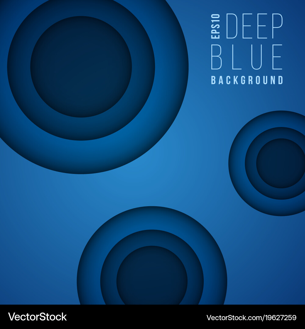 Abstract background with blue layered paper Vector Image