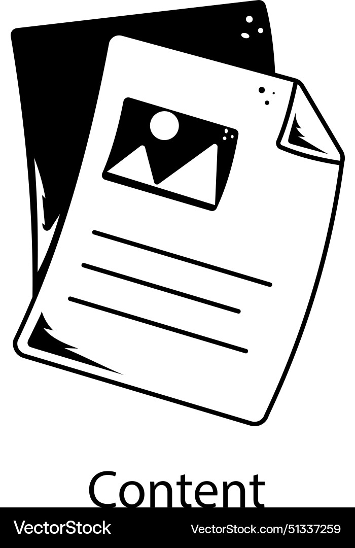 Content Royalty Free Vector Image - VectorStock