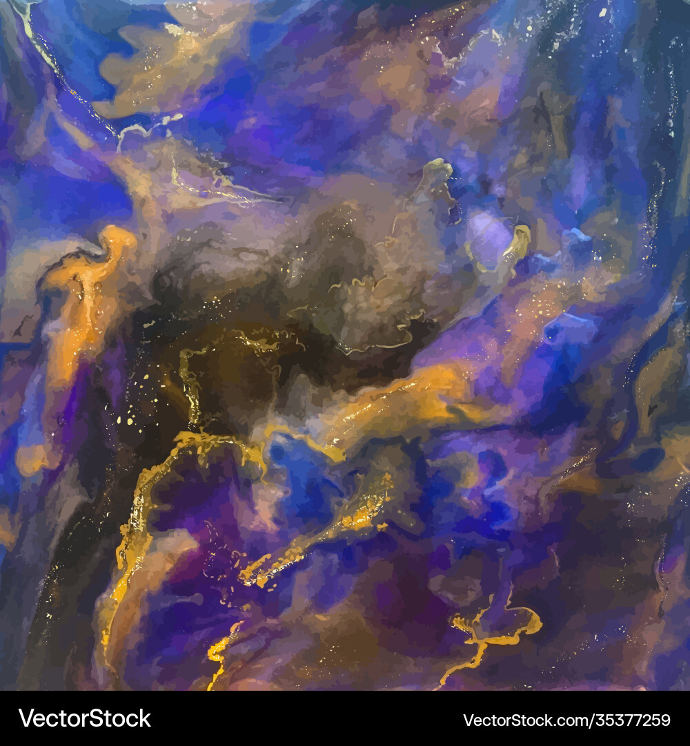 Liquid marble texture fluid art abstract Vector Image