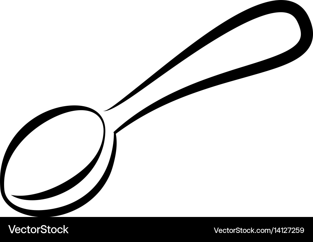 Spoon Royalty Free Vector Image - VectorStock
