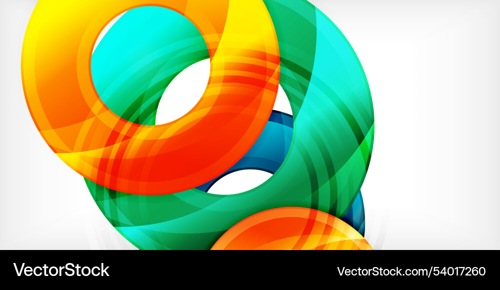 Circles round elements ring shapes premium Vector Image