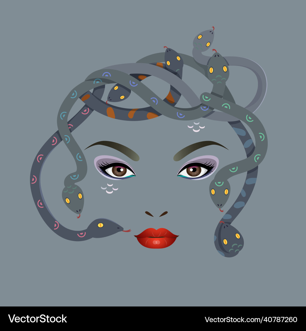 Medusa Royalty Free Vector Image - VectorStock