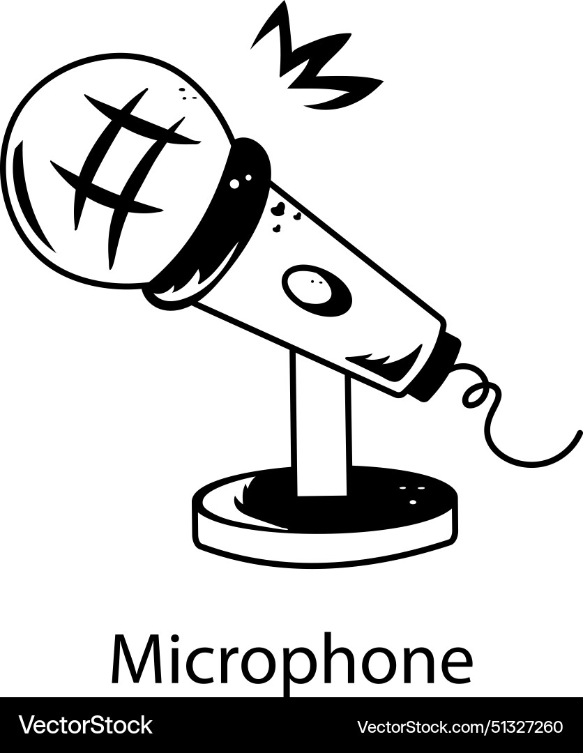 Microphone Royalty Free Vector Image - VectorStock