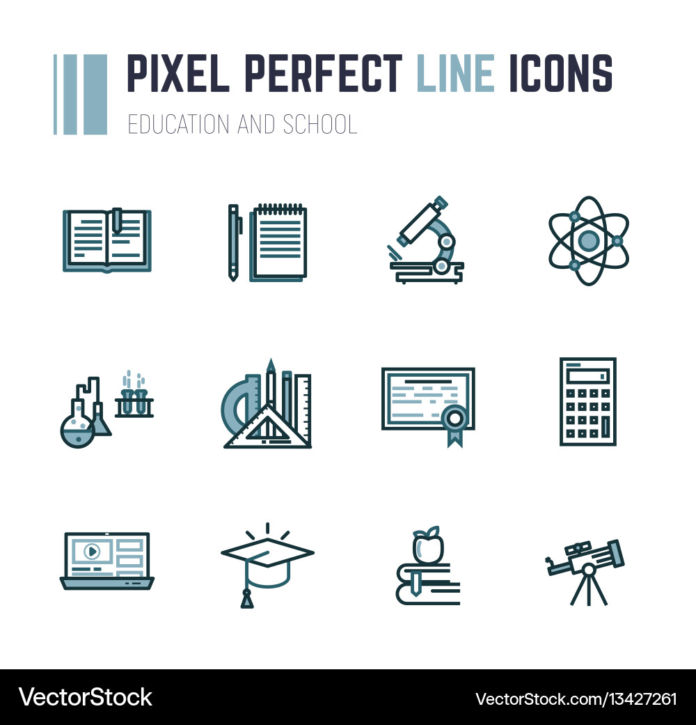 Education and school Royalty Free Vector Image
