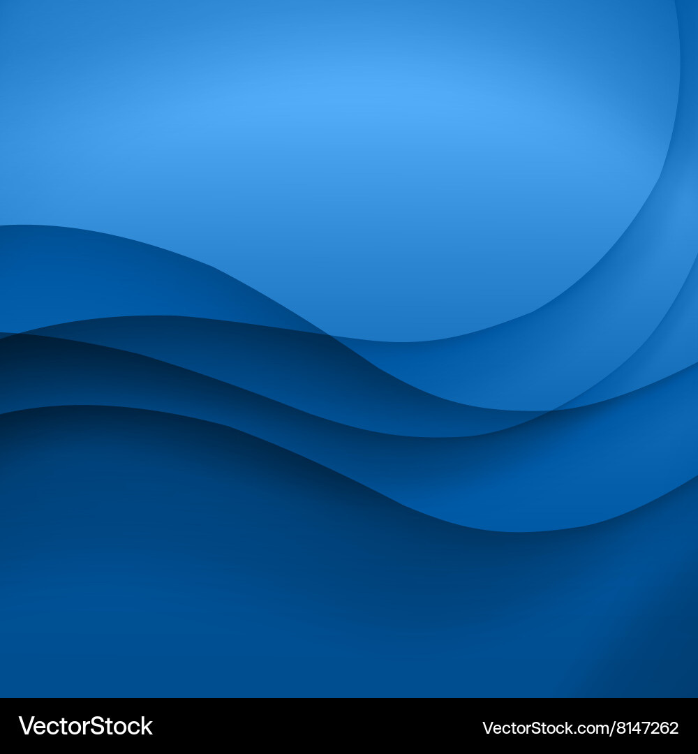 Abstract Blue Curve Background Royalty Free Vector Image