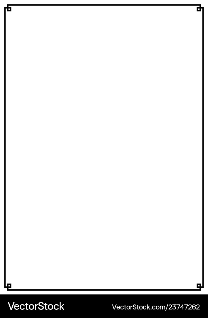 Paper design vintage style page border Royalty Free Vector