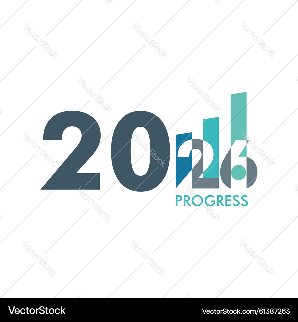 Deep red 2026 welcome typography logo elegant – Royalty-Free Vector ...