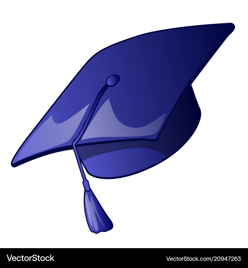 Blue Graduation Hat Clip Art Blue Graduation Cap Hi Res Stock
