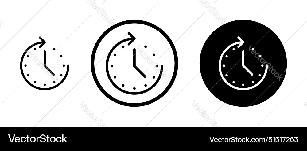 Time forward icon Royalty Free Vector Image - VectorStock