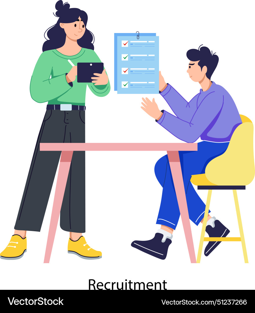 Recruitment Royalty Free Vector Image - VectorStock