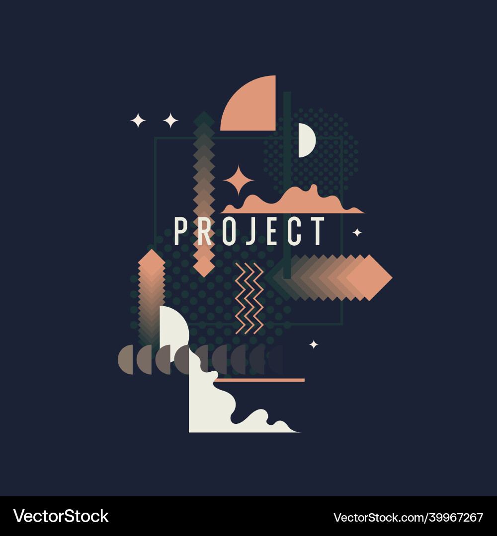 Abstract background in a modern trendy style Vector Image