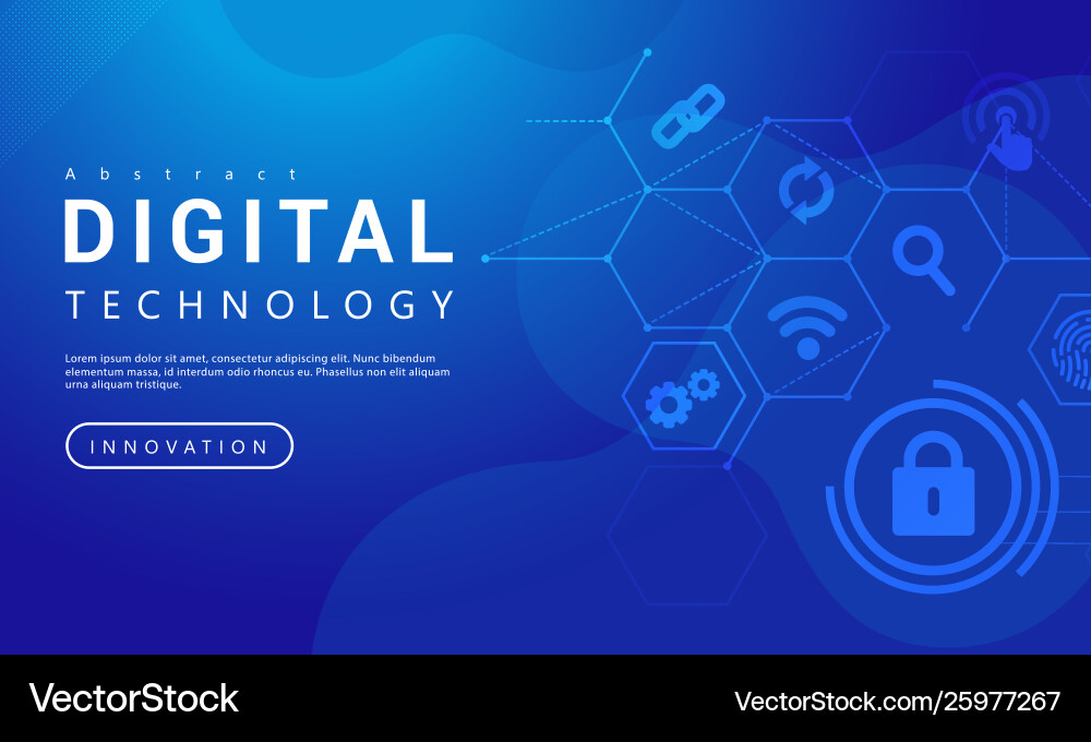 Abstract Technology Background Royalty Free Vector Image