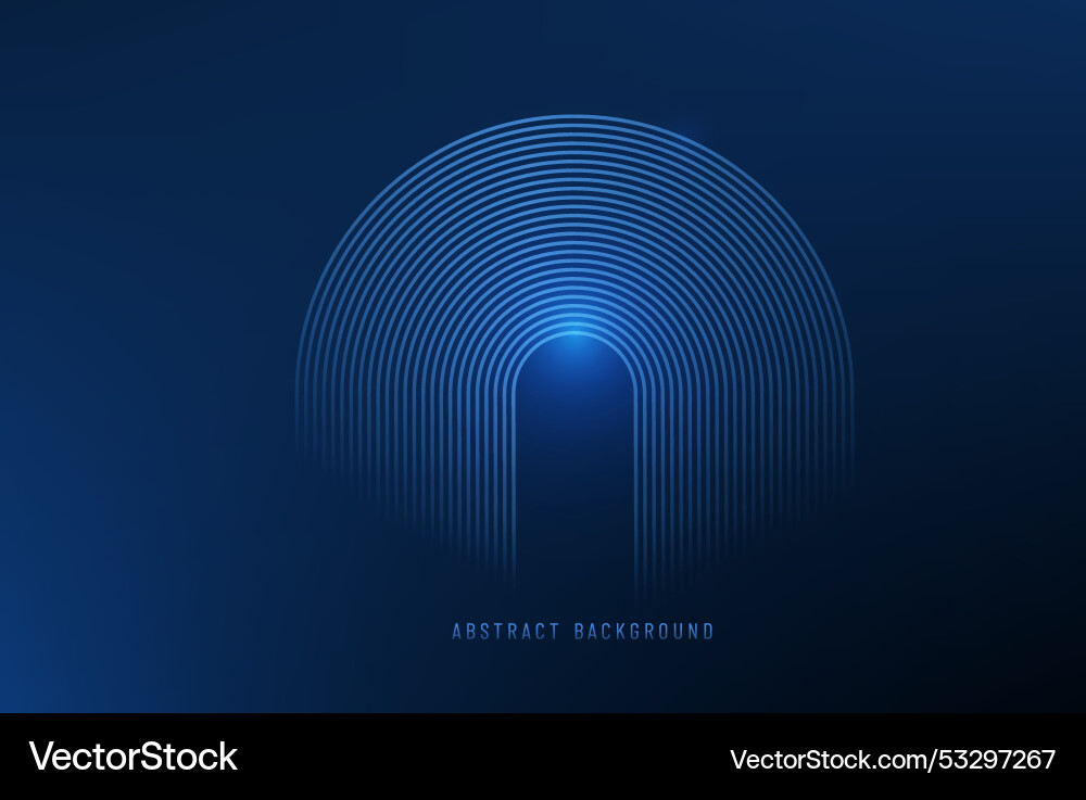 Circle lines arch abstract background Royalty Free Vector