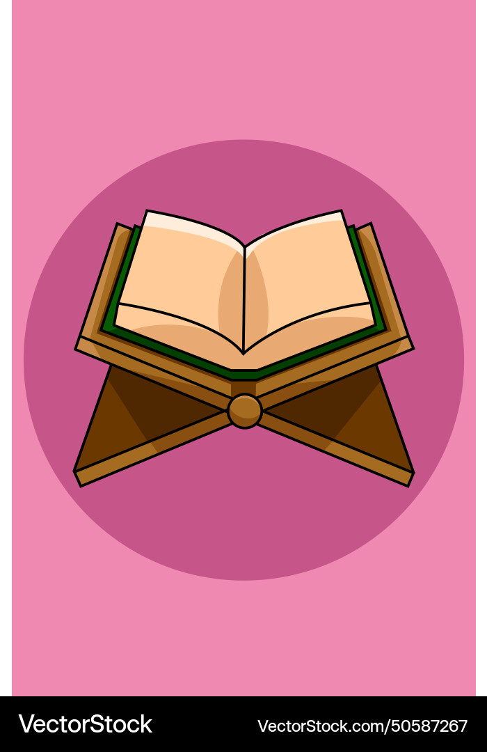 Design quran cartoon Royalty Free Vector Image