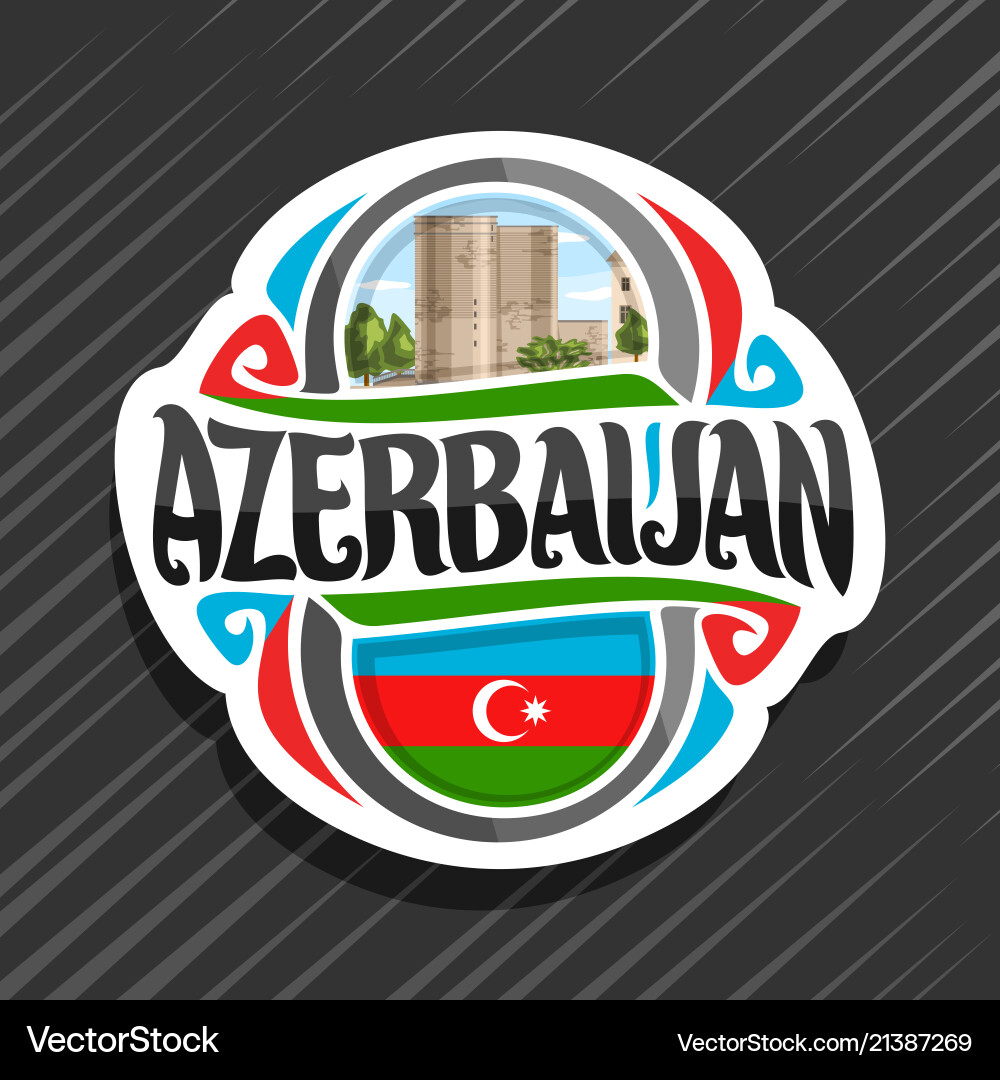 Logo for azerbaijan Royalty Free Vector Image - VectorStock