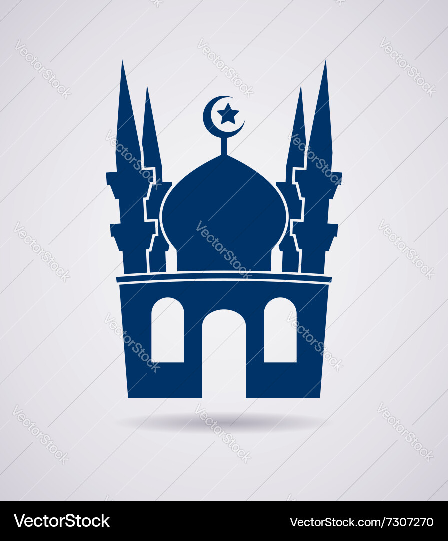 Mosque icon Royalty Free Vector Image - VectorStock