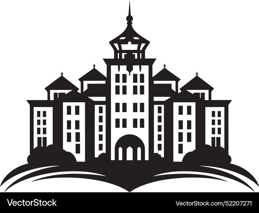Hospitals and sustainable practices hospital Vector Image