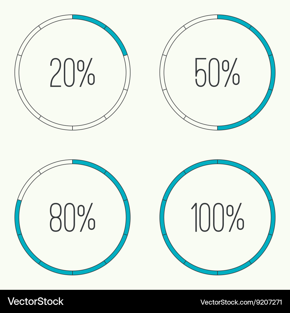 Round loader bar Royalty Free Vector Image - VectorStock