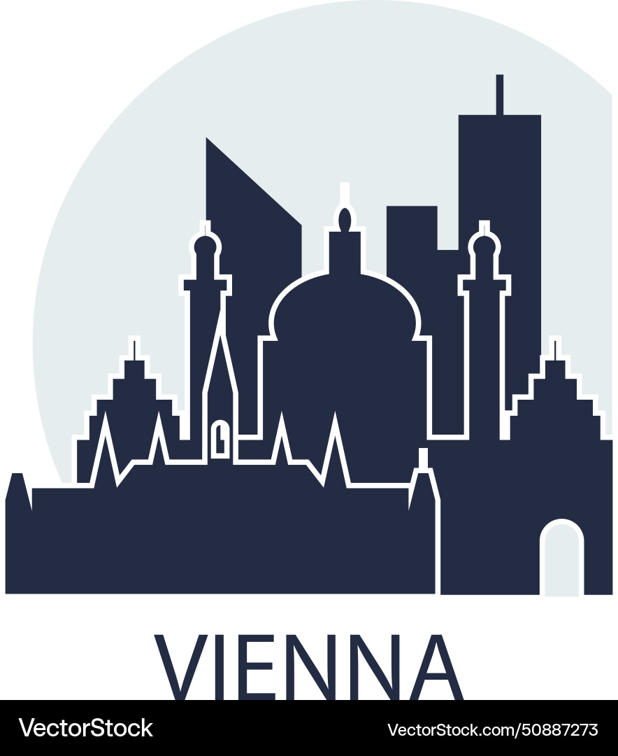 Vienna logo Royalty Free Vector Image - VectorStock