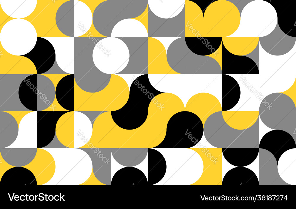 Simple geometric pattern bright color Royalty Free Vector