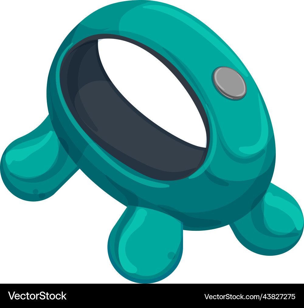 Pain neck massage cartoon Royalty Free Vector Image