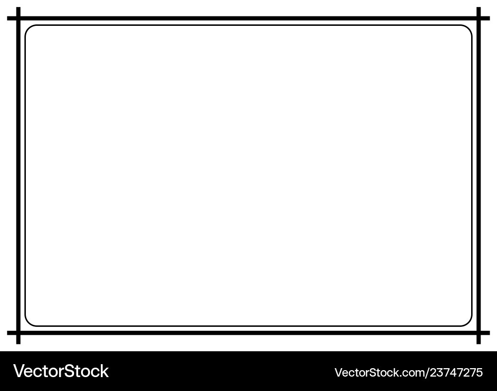 Paper design vintage style page border Royalty Free Vector