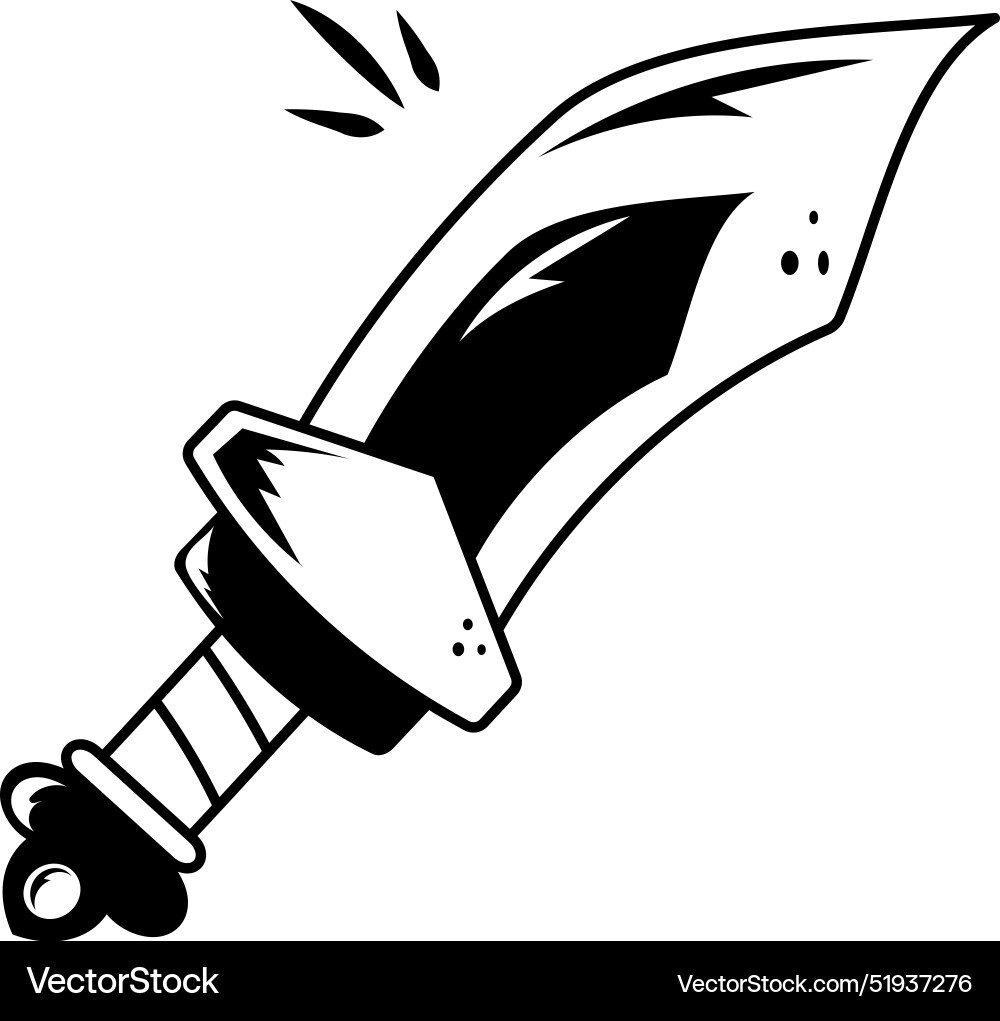 Ancient sword Royalty Free Vector Image - VectorStock