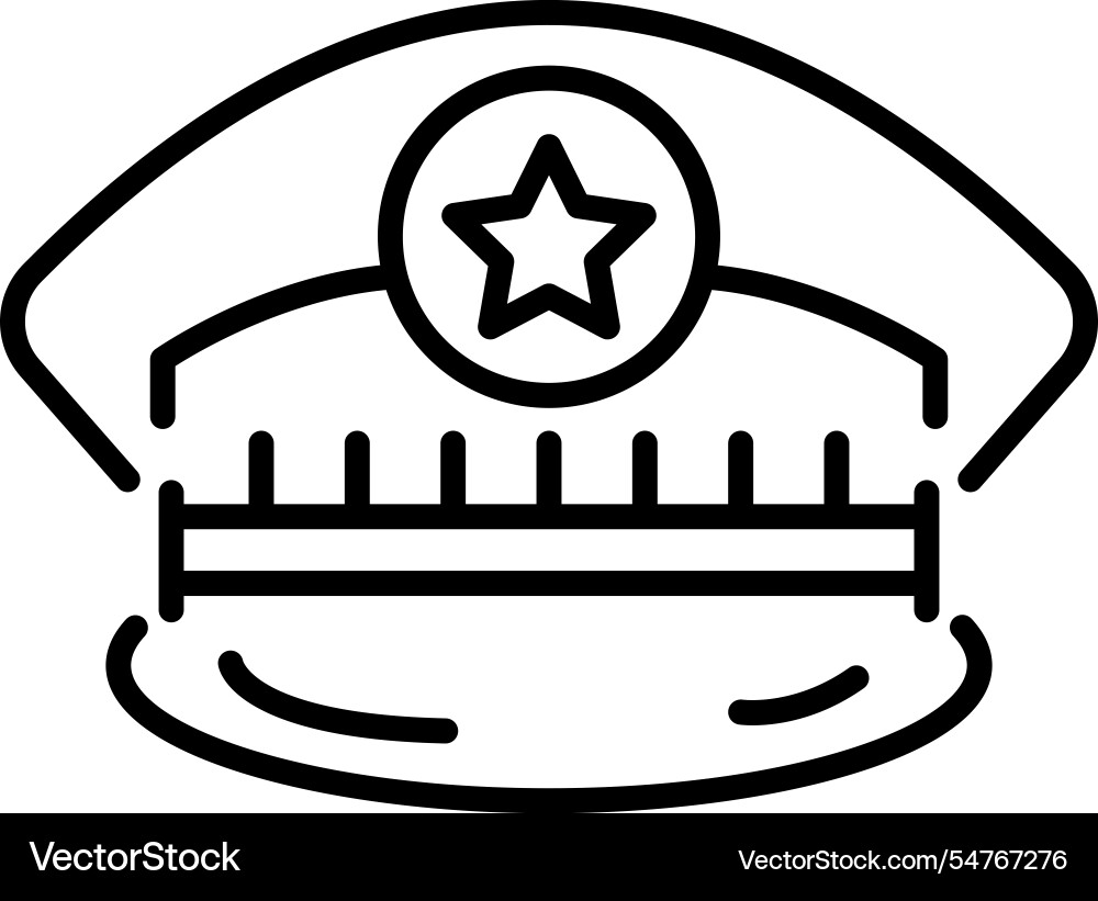 Army hat Royalty Free Vector Image - VectorStock