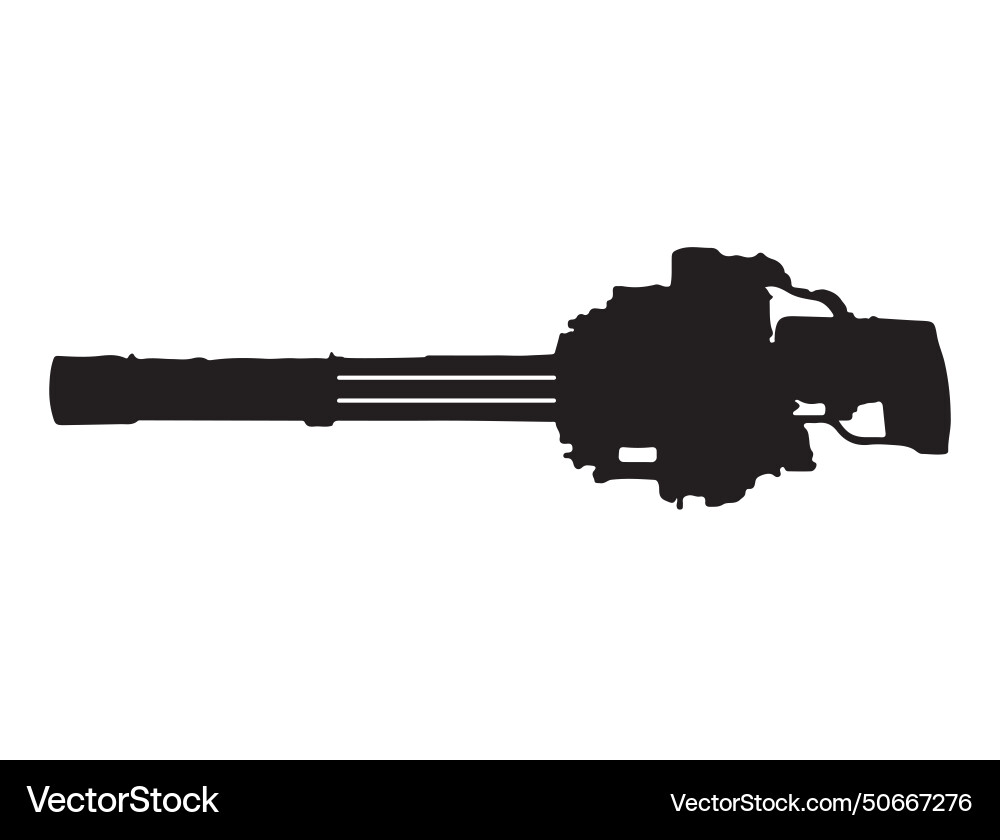 Machine gun silhouette art Royalty Free Vector Image Machine gun silhouette art Royalty Free Vector Image