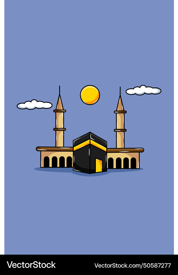 Design kabah cartoon Royalty Free Vector Image