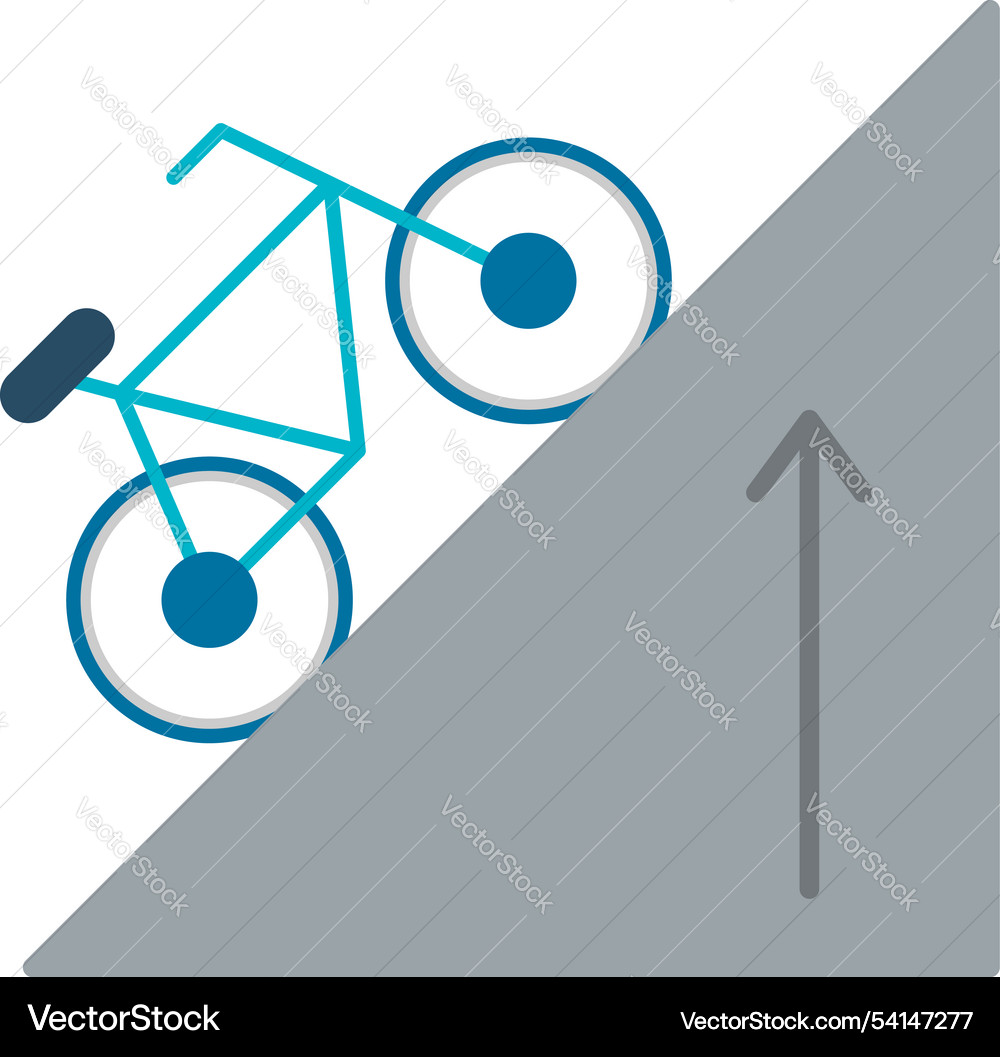 Elevation flat icon design Royalty Free Vector Image