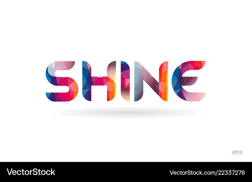 shine logo font