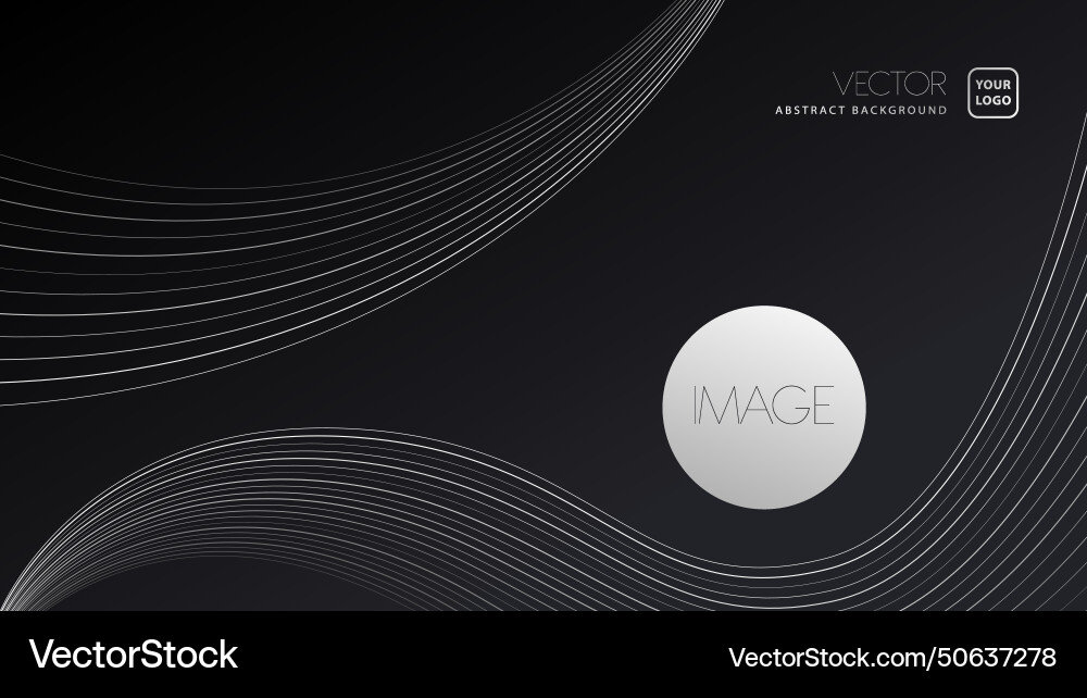 Shiny dynamic light waves background wallpaper Vector Image