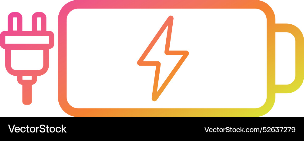 Charge icon sketch Royalty Free Vector Image - VectorStock