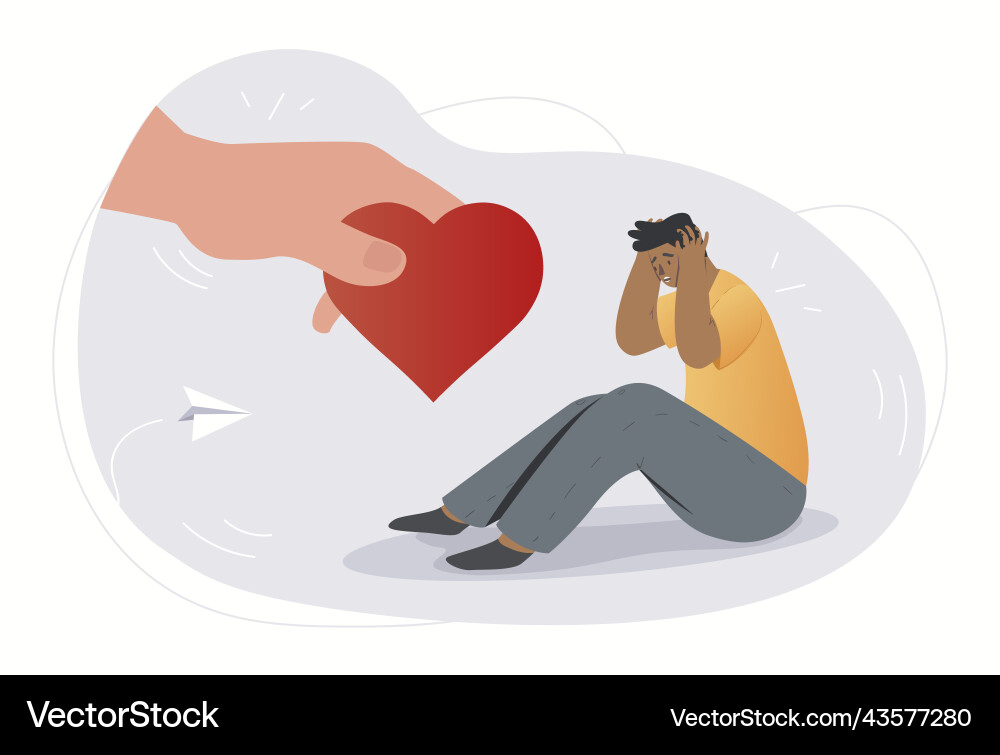 Concept of empathy Royalty Free Vector Image - VectorStock