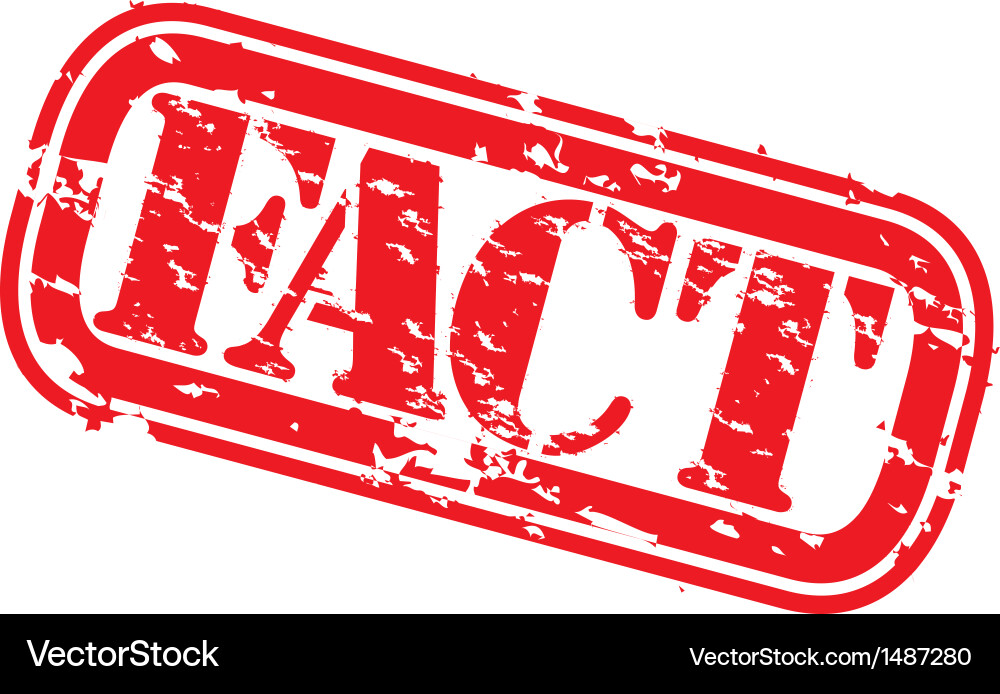 Fact stamp Royalty Free Vector Image - VectorStock