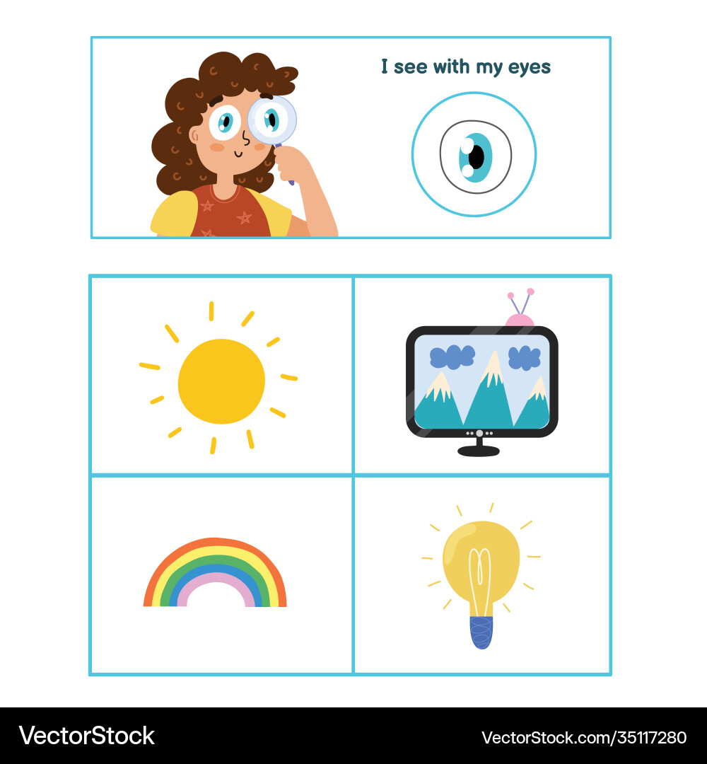Eyes Flashcard Vector Images (98)