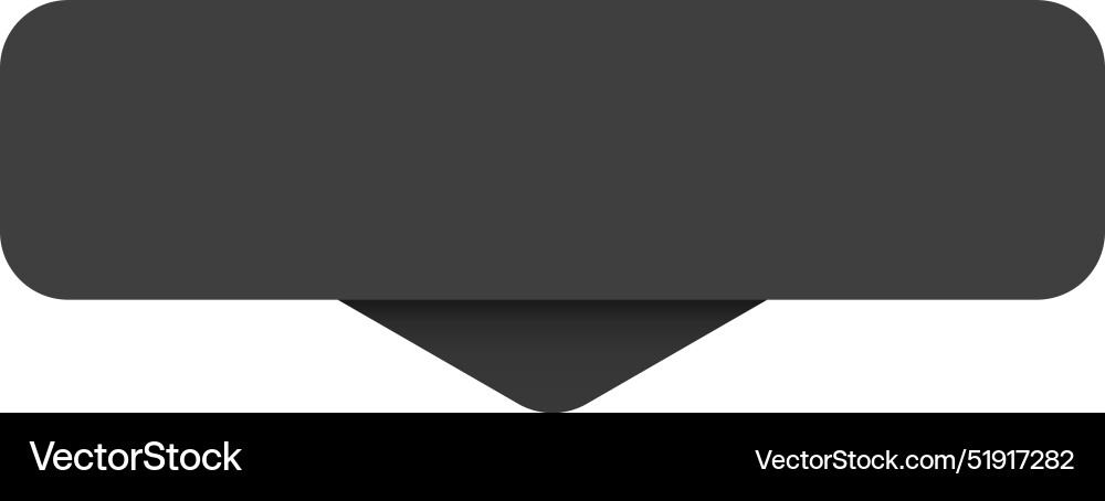 Blank sticker sign on transparent background Vector Image