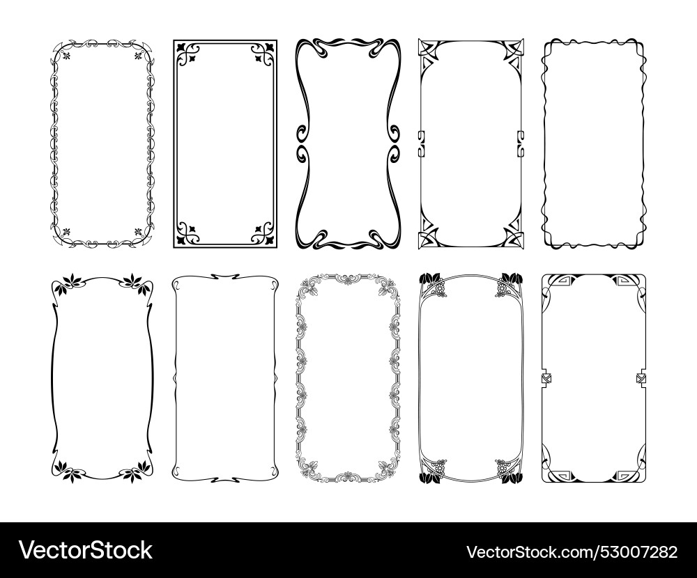 Etro ornamental frame rectangle ornament border Vector Image