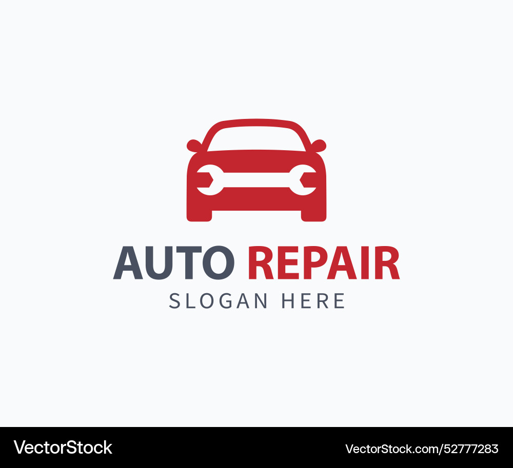 Auto repair logo or car service template Vector Image