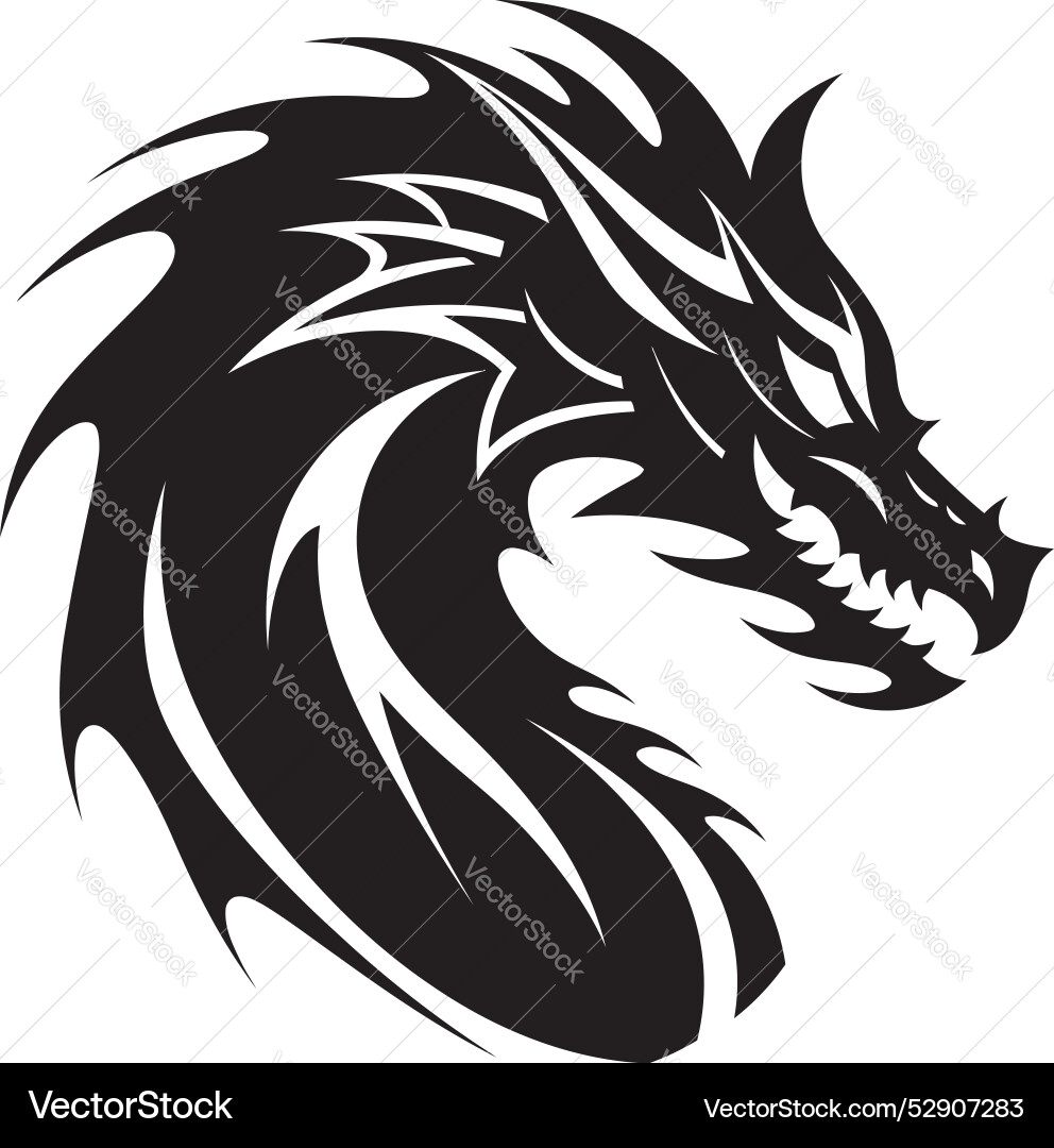 Epic battle black duel of the dragons ruler Vector Image