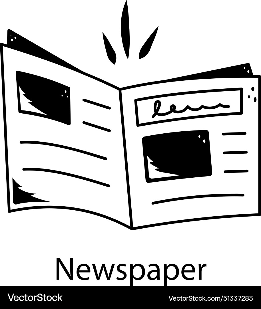 Newspaper Royalty Free Vector Image - VectorStock