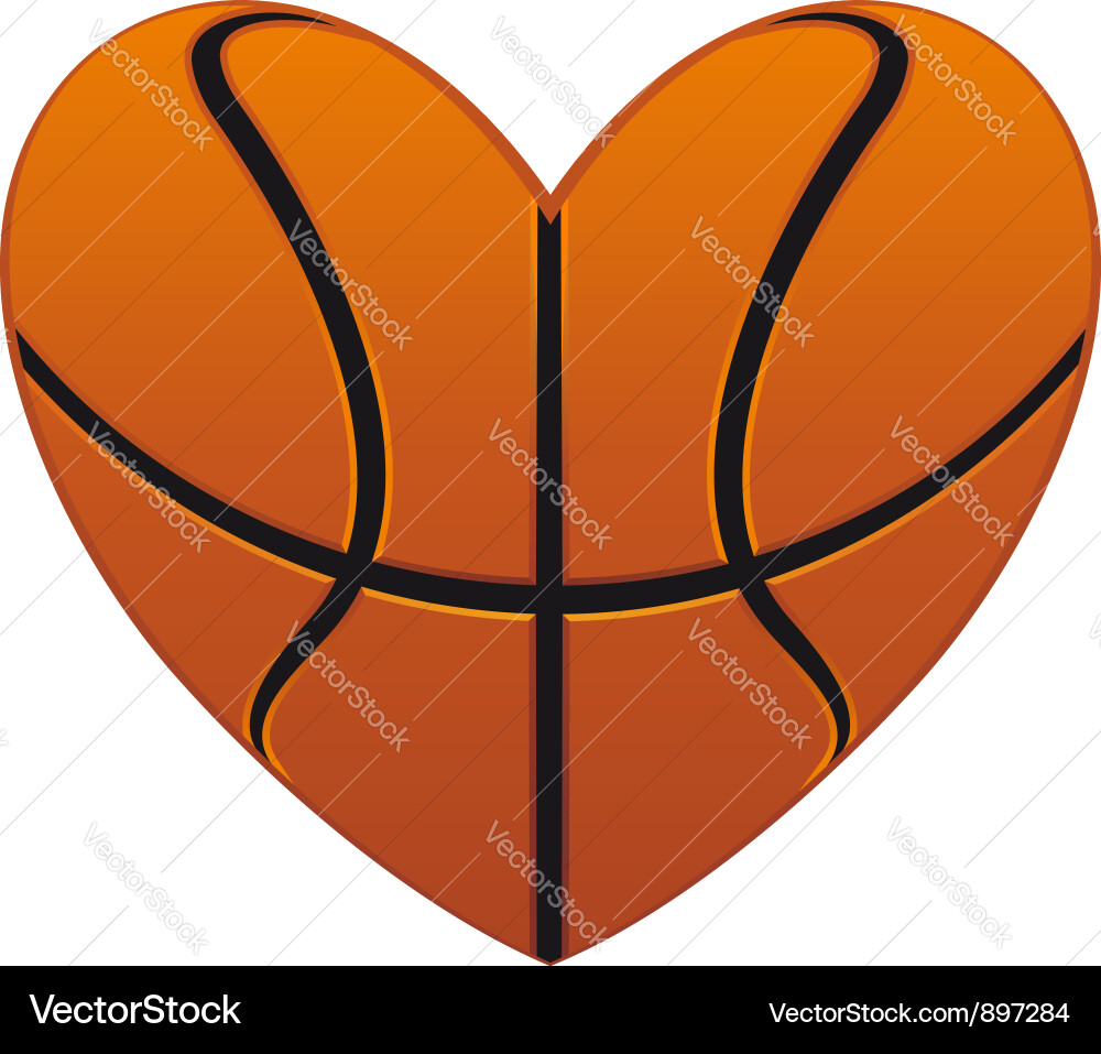 Basketball Heart Logo