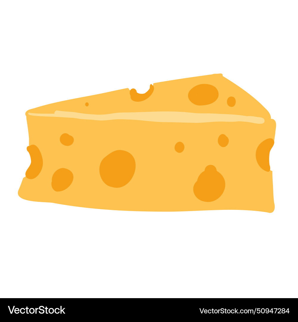 Cheese cartoon icon Royalty Free Vector Image - VectorStock