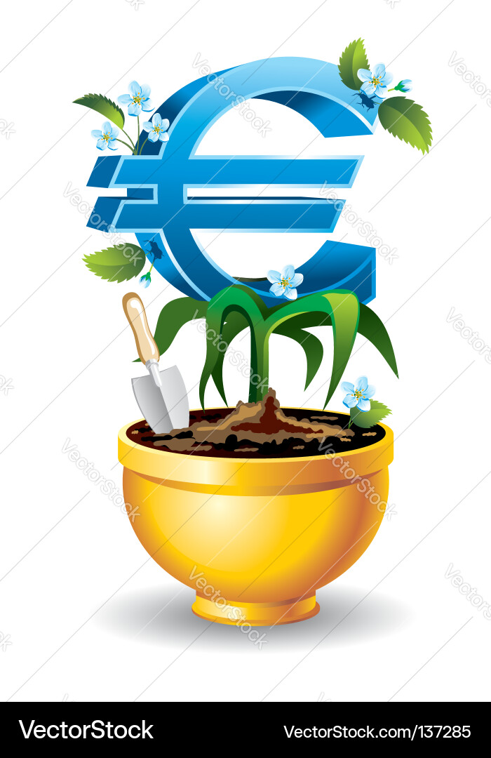 Euro Royalty Free Vector Image - VectorStock