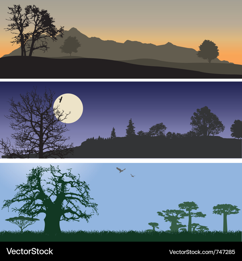 Landscape Royalty Free Vector Image - VectorStock