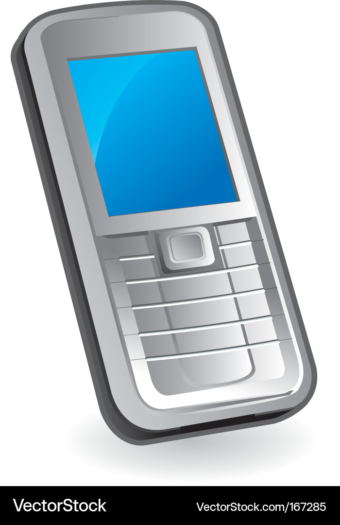 Mobile phone Royalty Free Vector Image - VectorStock