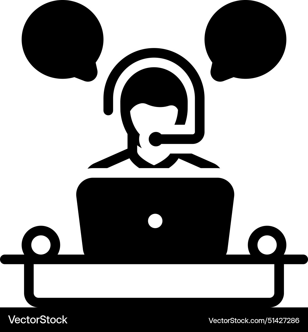Call center Royalty Free Vector Image - VectorStock
