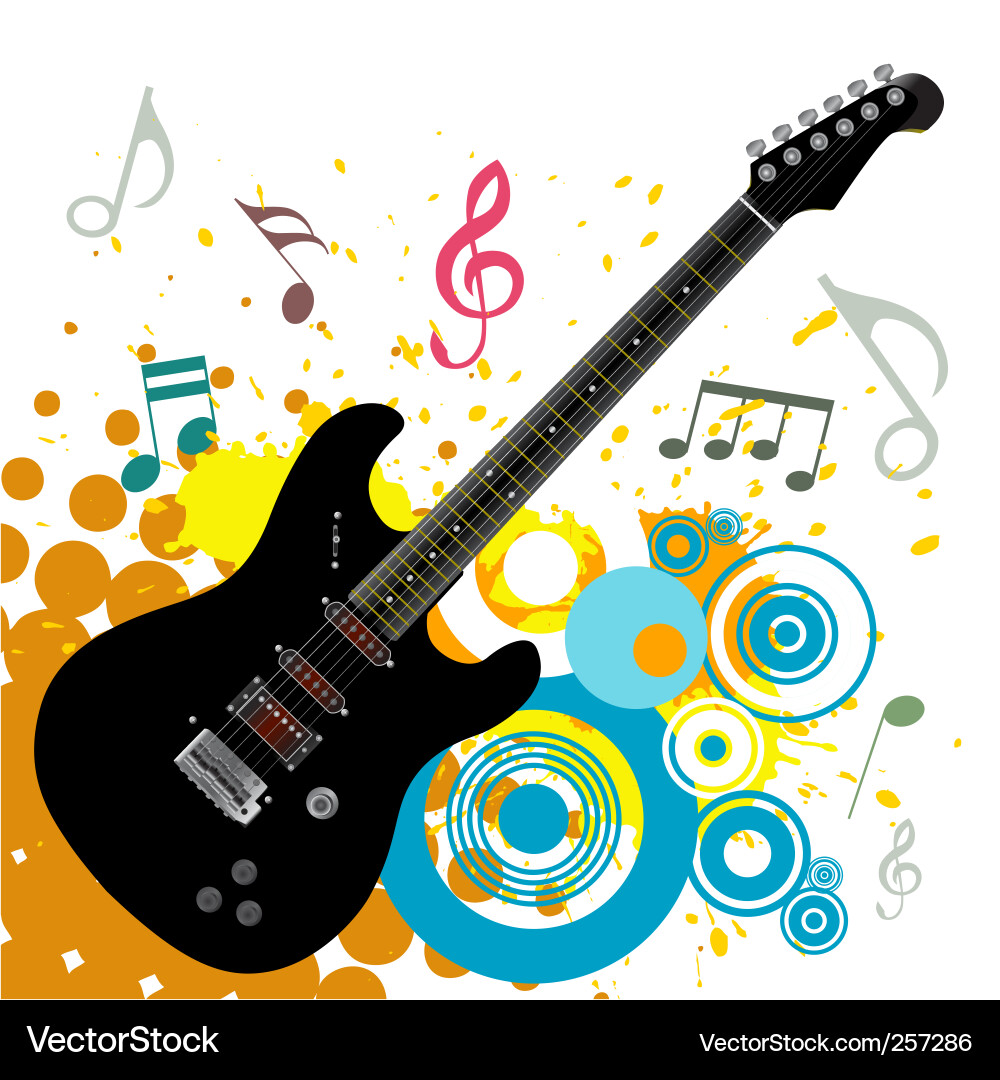 Vibrant Music Splash Royalty Free Vector Image