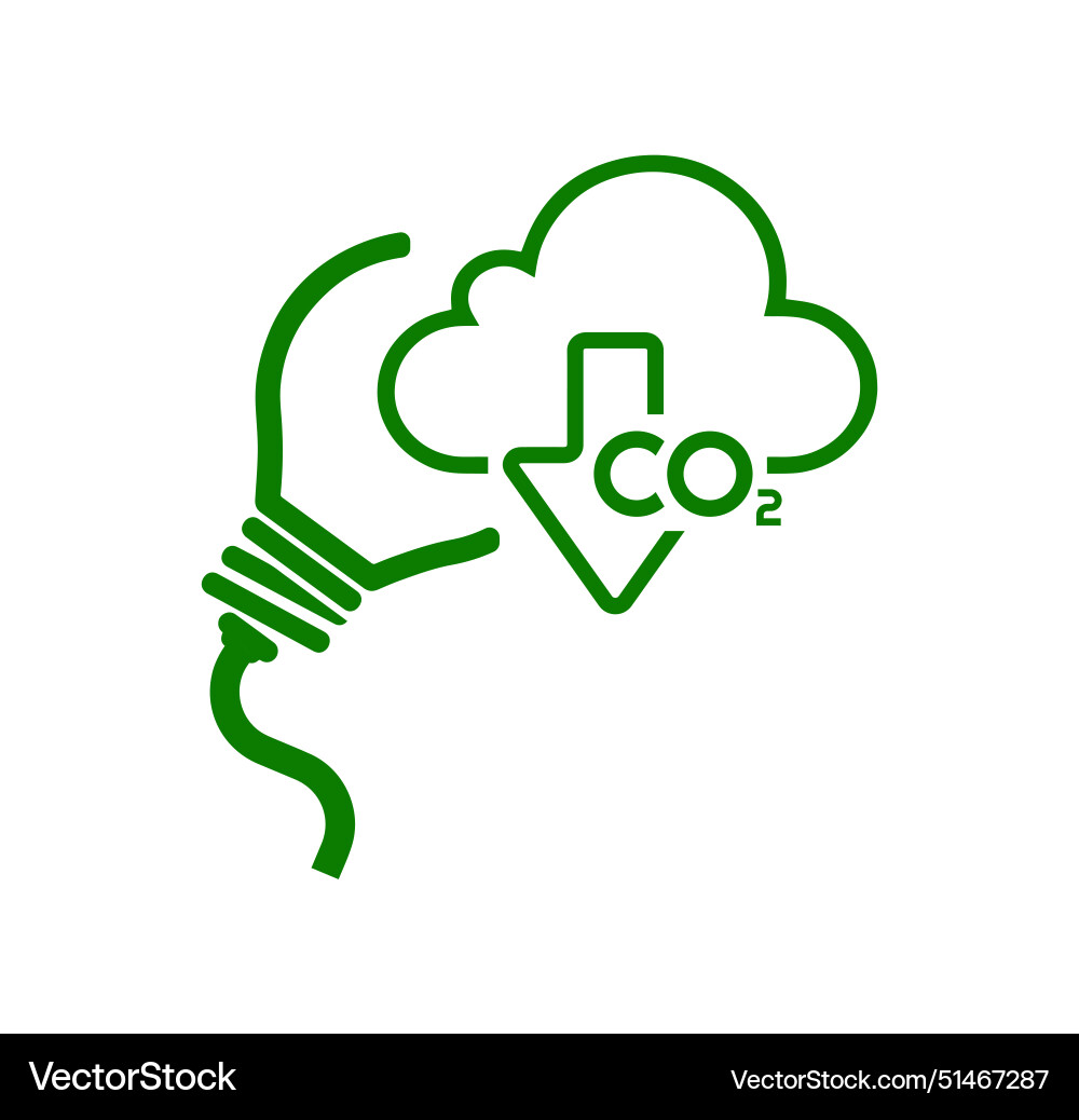 Reducing co2 emissions to stop climate change sign